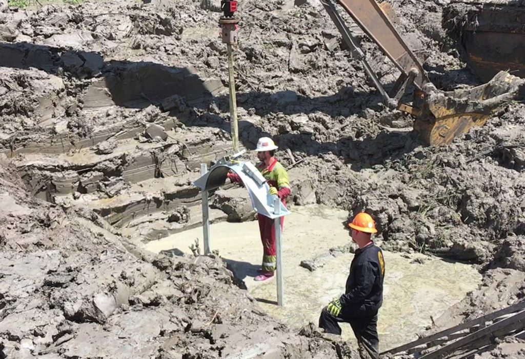 Marshland Pipeline Buoyancy | TorcSill Helical Pile Foundations