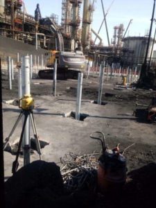 Coker Unit Foundation | TorcSill Helical Pile Foundations