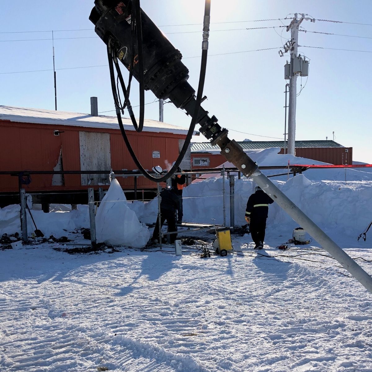 Barrow Project | TorcSill Helical Pile Foundations